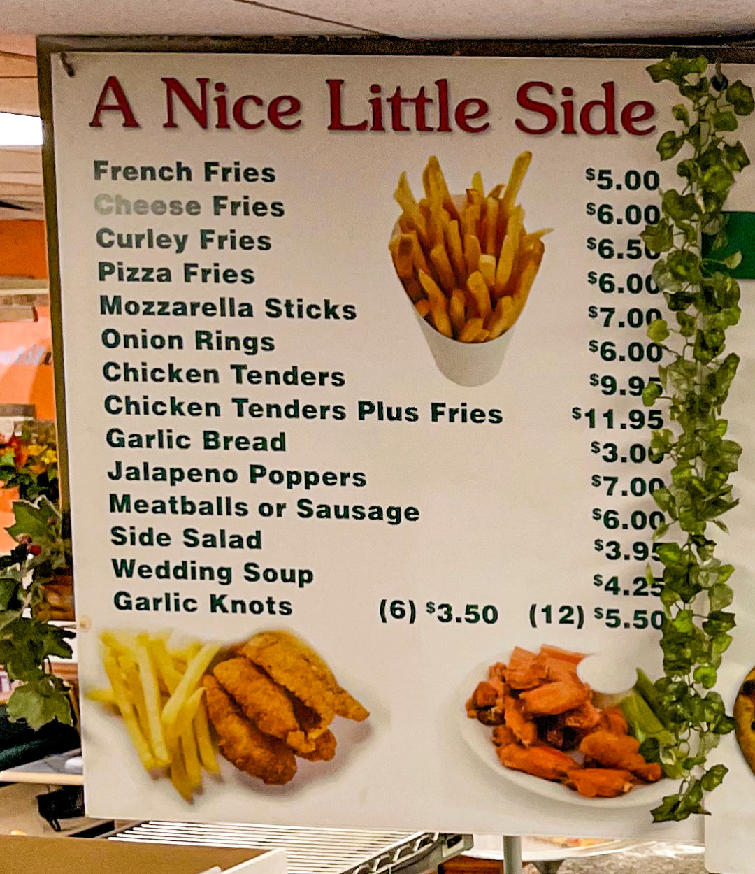 Menus - Phil's Famous Pizza